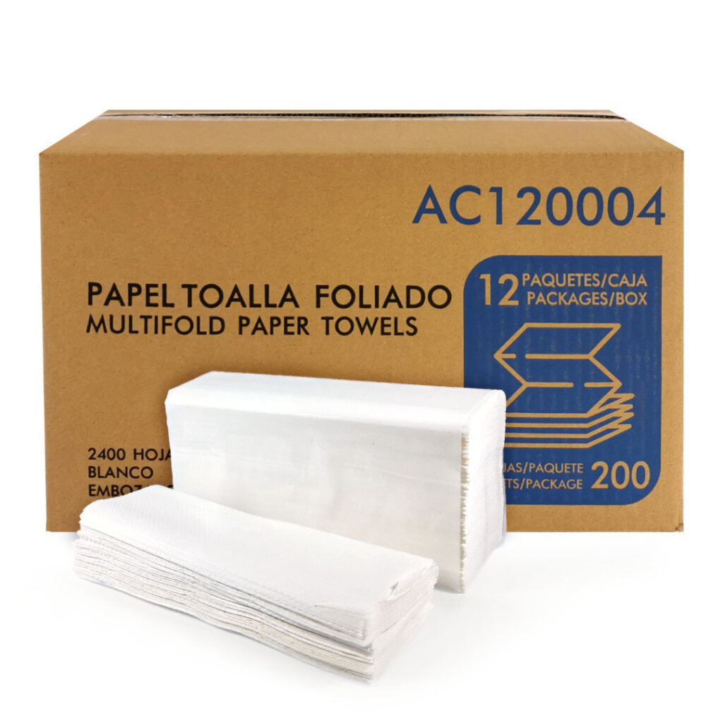 Papel Toalla Foliado Caja de 2400 Hojas – TOTALCLEAN